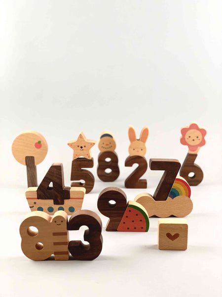 Wooden Number Blocks – Woodberry